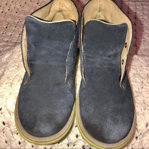 Umi | Shoes | Umi Blue Suede Boys Shoes Sz Us Green Sole | Poshmark
